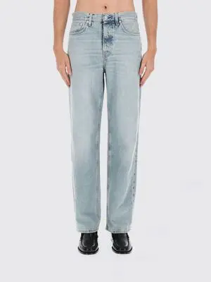 HAIKURE Cotton Denim Straight Jeans - Sky Blue