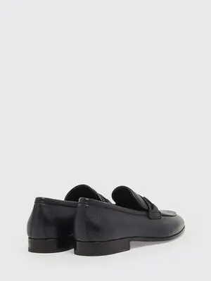 FERRAGAMO Grained Leather Loafers