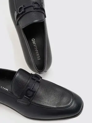 FERRAGAMO Grained Leather Loafers