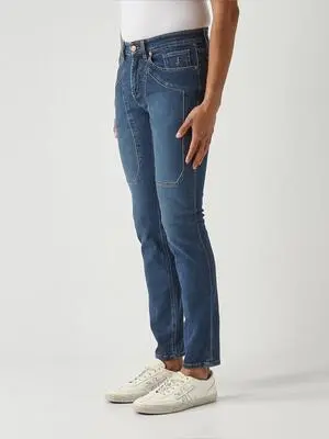 JECKERSON Slim Fit Stretch Denim Jeans - Blue