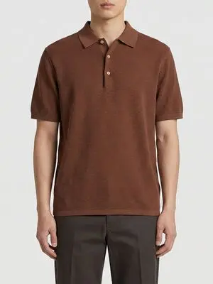 Aspesi Cotton Polo Shirt - Brown