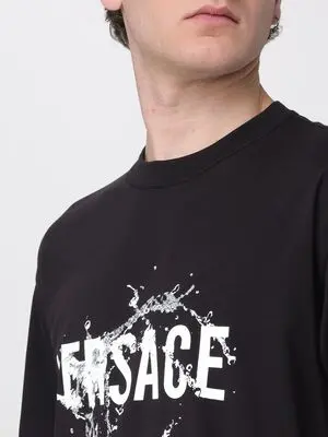 Versace Cotton T-shirt With Logo