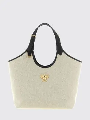 Versace Medusa Logo Tote Bag - Natural