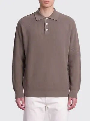 Brunello Cucinelli Cotton Knit Polo Shirt - Hazel