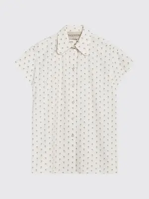 Valentino Garavani Printed Cotton Blend Shirt