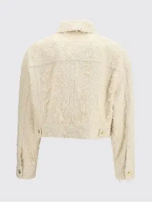 Brunello Cucinelli Textured Denim Jacket - Beige