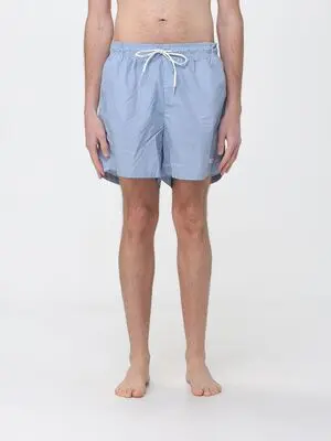 Hugo Polyester Boxer Swim Trunks - Sky Blue