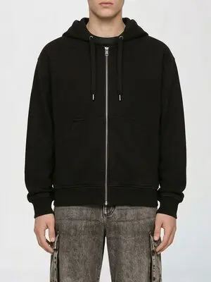 Dolce & Gabbana Cotton Hoodie With Logo - Black
