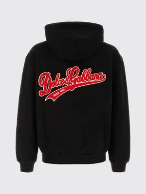 Dolce & Gabbana Cotton Zip-up Hoodie With Logo Detail