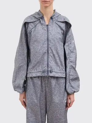 Adidas By Stella McCartney Printed Technical Fabric Zip-up Hooded Sweatshirt