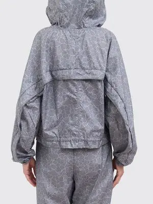 Adidas By Stella McCartney Printed Technical Fabric Zip-up Hooded Sweatshirt