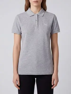 Maison Kitsuné Basic Cotton Polo Shirt - Grey