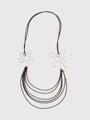 Liviana Conti Multistrand Necklace - Brown