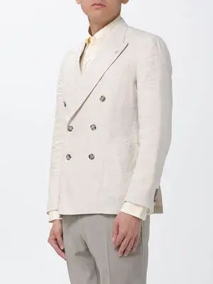 MANUEL RITZ Single-breasted Linen Blazer