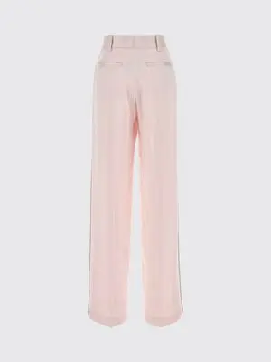 JIL SANDER Satin Straight Trousers By - Pink