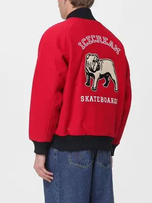 ICECREAM Bulldog Embroidered Bomber Jacket