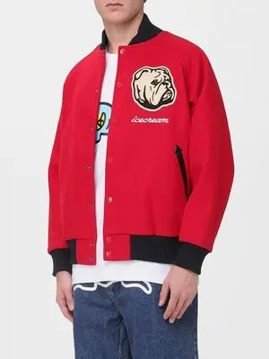 ICECREAM Bulldog Embroidered Bomber Jacket