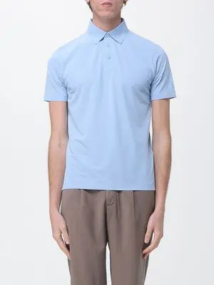 HESKIMO Nylon Polo Shirt - Sky Blue