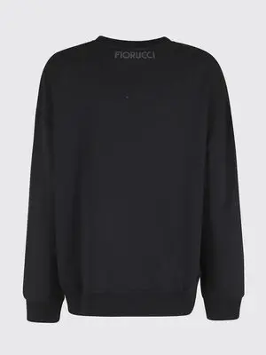 Fiorucci Printed Cotton Crew Neck Sweatshirt