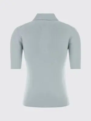 JIL SANDER Virgin Wool Knit Polo Shirt