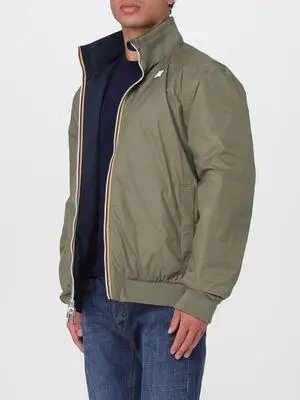 K-WAY Arsene Reversible Cotton Bomber Jacket - Blue 1