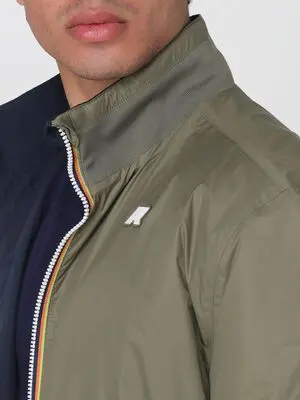 K-WAY Arsene Reversible Cotton Bomber Jacket - Blue 1