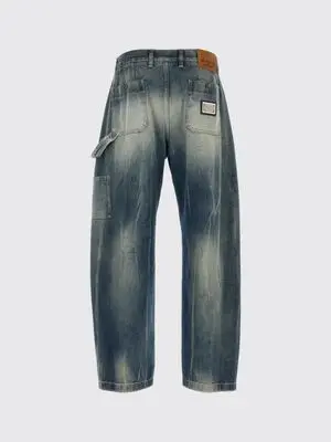 Dolce & Gabbana Cotton Denim Baggy Jeans