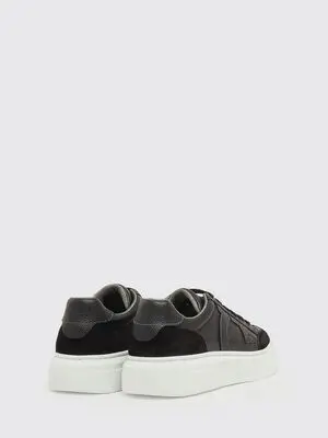 FERRAGAMO Grained Leather Sneakers