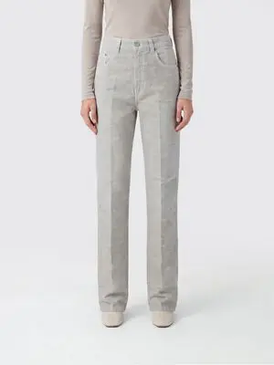 HAIKURE Cotton Palazzo Jeans - Grey