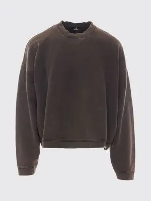 REPRESENT Cotton Crewneck Sweatshirt With Applied Logo