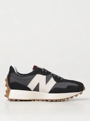 NEW BALANCE 327 Sneakers In Suede And Nylon - Black