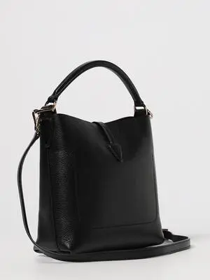 TOD'S Bucket Bag With Monogram Detail - Black