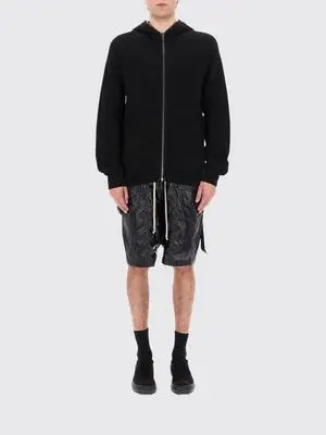 Rick Owens Cotton Zip-up Hoodie - Black