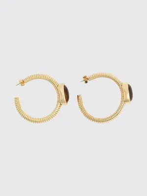 Liviana Conti Tabita Brass Earrings With Stone - Gold
