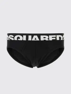 Dsquared2 Stretch Cotton Jersey Briefs - Black