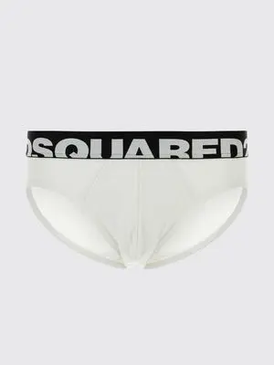 Dsquared2 Stretch Cotton Jersey Briefs - White