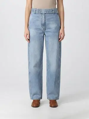 Magda Butrym Denim Wide Leg Jeans - Blue
