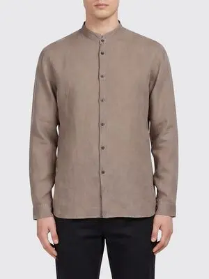 Hugo Classic Linen Shirt - Brown