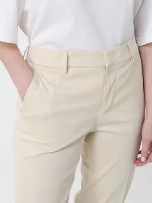 PT TORINO Gabardine Cropped Trousers - Grey