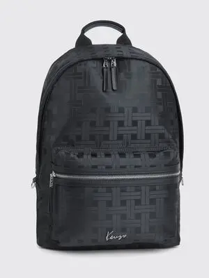 Kenzo Mura Jacquard Polyester Backpack - Black