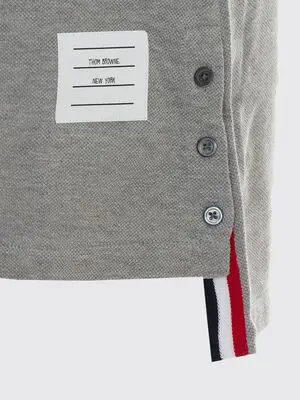Thom Browne 4-bar Detail Cotton Mini Polo Dress