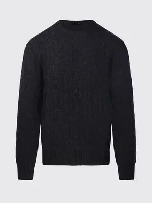 Polo Ralph Lauren Wool And Cashmere Crewneck Sweater With Embroidered Pony - Grey 1