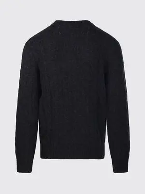 Polo Ralph Lauren Wool And Cashmere Crewneck Sweater With Embroidered Pony - Grey 1