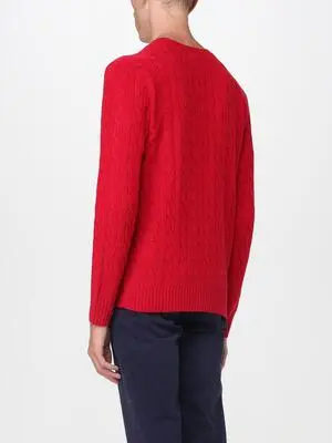 Polo Ralph Lauren Cable Knit Crewneck Sweater - Red