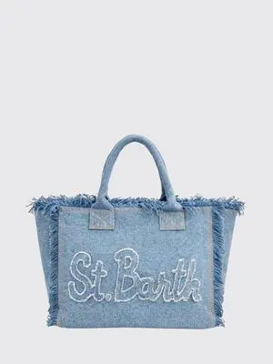 MC2 SAINT BARTH Denim Tote Bag - Blue