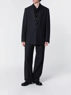 NAMACHEKO Single-breasted Peak Lapel Blazer In Pure Wool
