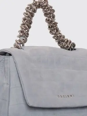 Orciani Sveva Handbag In Crocodile Print Calfskin Leather