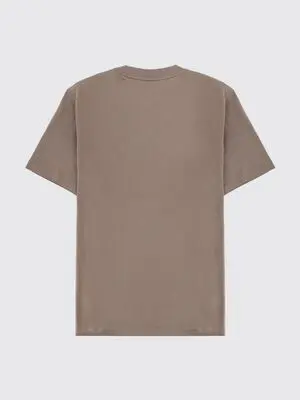 Hugo Cotton T-shirt With Logo - Brown