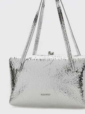 JIL SANDER Goji Pillow Bag In Laminated Craquelé Nappa