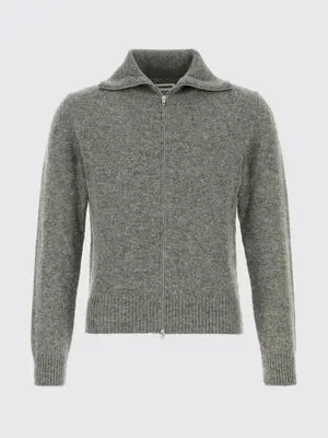 JIL SANDER Wool Blend Cardigan - Grey